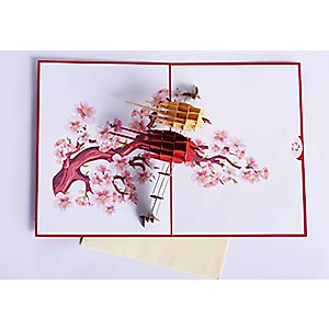 3D Popup Card of Cardinal Bird, Paper Art & Handicrafts, Greeting Cards, Handmade Gifts by PQDGlobal (Cardinal couple)