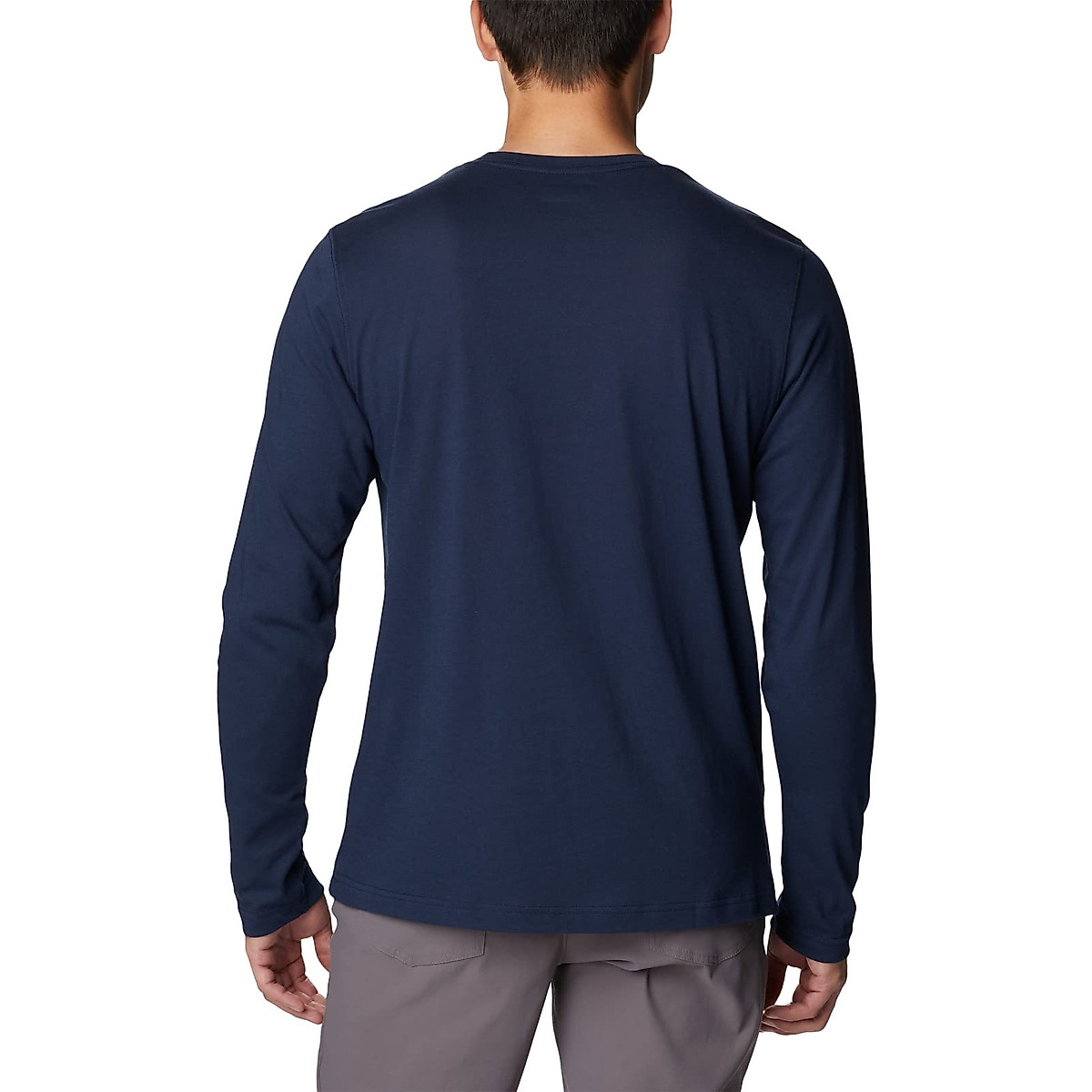 Columbia Men's Thistletown Hills Long Sleeve Crew, Collegiate Navy Heather, XX-Large