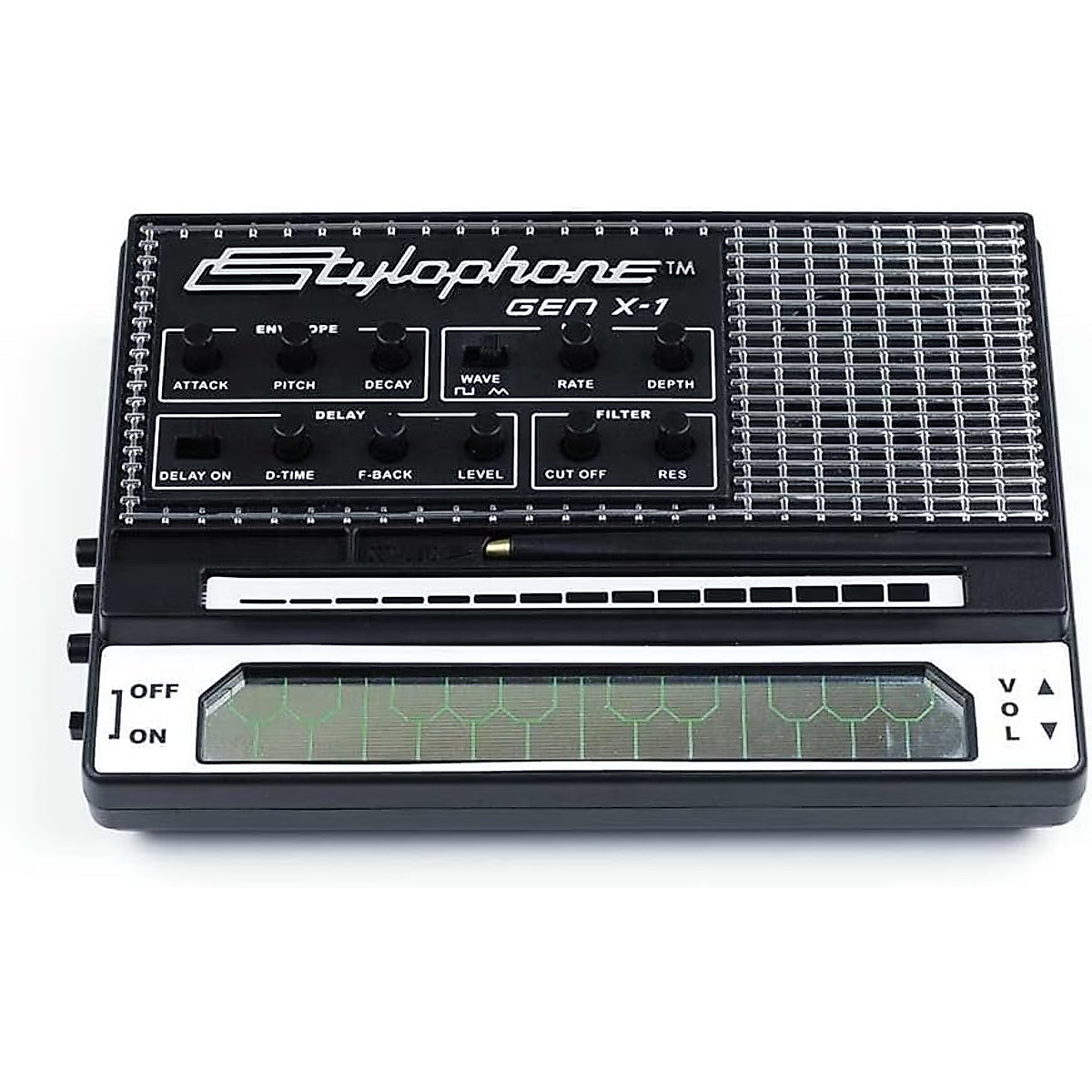 Stylophone Gen X-1 Portable Analogue Electronic Synthesizer with Built-in Speaker | Synth Musical Instrument | Synthesizer Keyboard | Stylophone Instrument