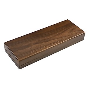 YMDK Handcraft GH60 Solid Wooden Case for 60% Mini Mechanical Gaming Keyboard Compatible Poker2 Pok3r Faceu 60 Wooden Shell (Walnut Box)