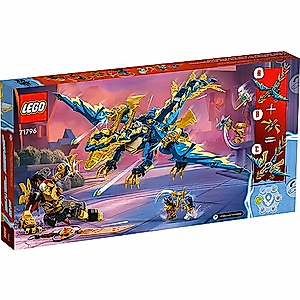 LEGO NINJAGO Elemental Dragon vs. The Empress Mech 71796 Building Toy Set, Features a Dragon, Mech, Ninja Flyer and 6 Minifigures, Gift for Boys and Girls Ages 9+ Who Love Ninja Warriors
