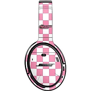 Skinit Decal Audio Skin Compatible with Bose QuietComfort 35 II Headphones - Officially Licensed Warner Bros Powerpuff Girls Checkered Design