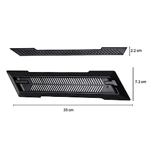 CKXIN Stand for PS4 Slim, Vertical Cooling Base Holder Stand for Playstation 4 Slim Console, Black