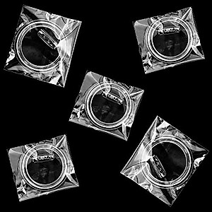BIGNC 20 Set Clear Plastic Craft Button with Pin,Pins Buttons Design a Button for DIY Crafts(2.36 Inch)