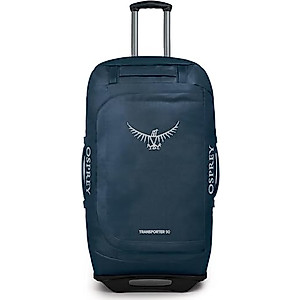 Osprey Transporter 90L Wheeled Travel Duffel Bag, Venturi Blue