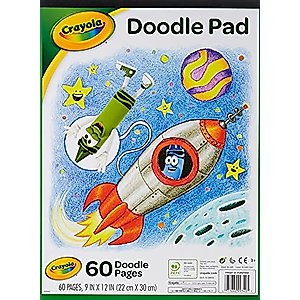 Crayola Doodle Pad, 9 x 12 Inches, White