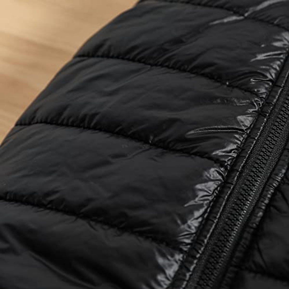 LOPJGH Toddler Baby Boys Girls Jacket Coats Bear Ears Hooded Solid Color Puffer Warm Down Coat Winter Outerwear (Black Vest, 5-6 years)