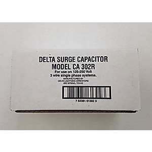 Delta CA302-R 2-Pole 125/250VAC Single Phase Surge Capacitor