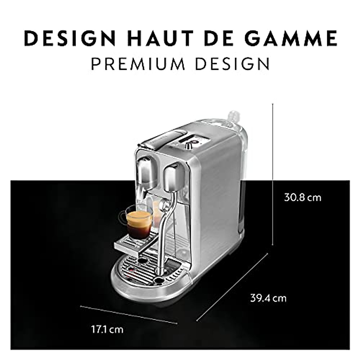 Breville Nespresso BNE800BSS Creatista Plus Espresso Machine, Brushed Stainless Steel & Nespresso Capsules OriginalLine, Barista Flavored Pack, Mild Roast Espresso Coffee, Brews 1.35 Ounce