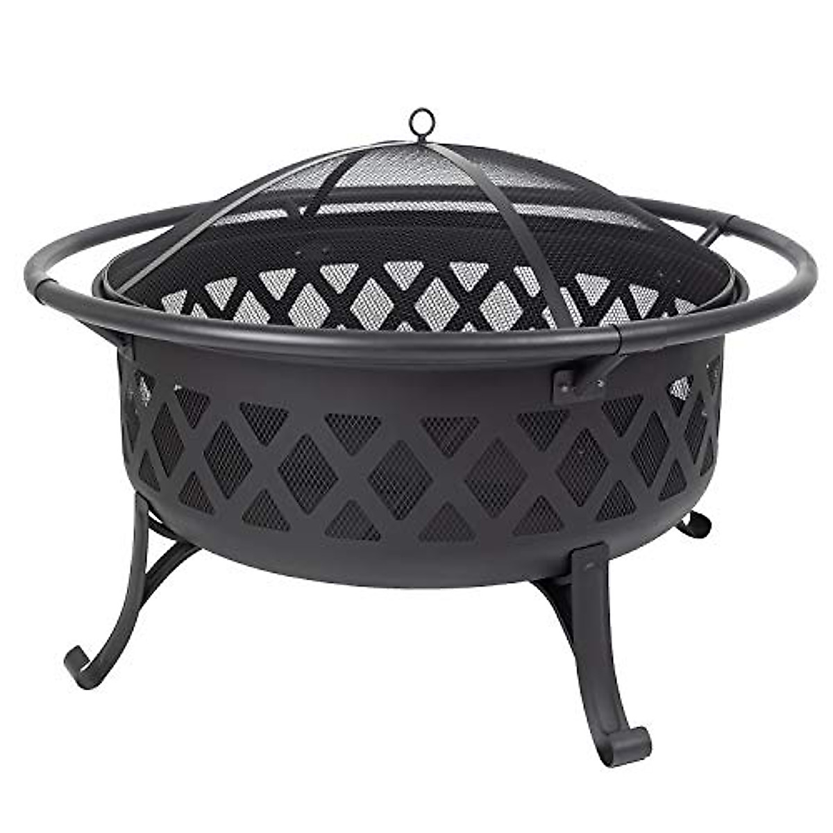Pleasant Hearth OFW888R fire Pit, Black