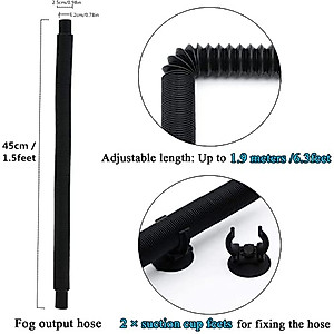 Coospider Top Fill Reptile Fogger Terrariums Humidifier Fog Machine 4.2L Large Size Perfect for Various Reptiles/Amphibians/Herps/Paludarium/Vivarium