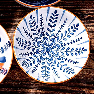 BOSILI Japanese Rice Bowls set of 4,Ceramic Rice Bowls with Gift Box (4 set)