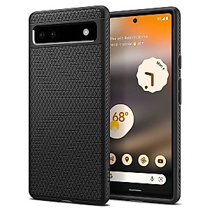 Spigen Liquid Air Designed for Pixel 6a Case (2022) - Matte Black