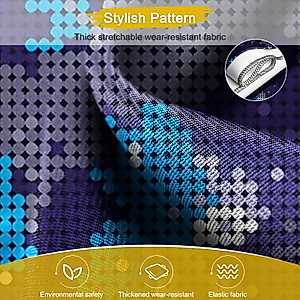 Feybaul 20/24/28/30 Inch PVC Luggage Protector Covers for TSA Approved 3 PCS Clear Suitcase Cover Protector Transparent Luggage Protective Cover Set (Map, Suitable for 19"-20")