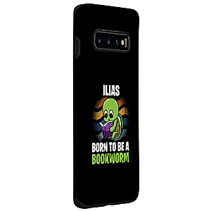 Galaxy S10 Ilias - Born To Be A Bookworm - Personalized Case