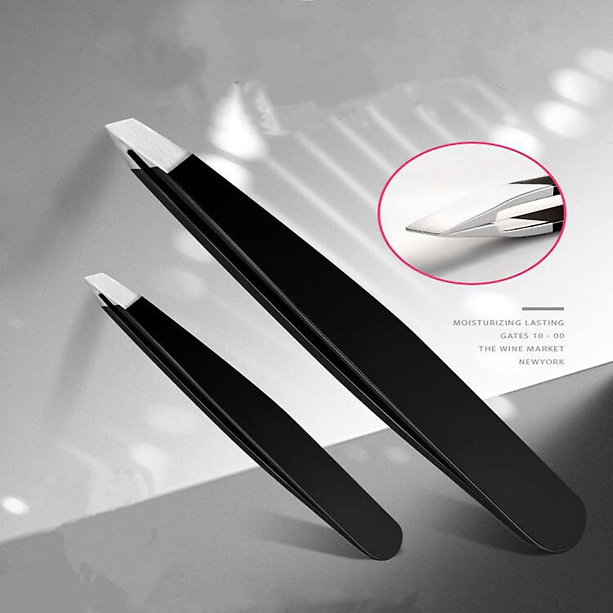 Eyebrows Tweezers Set Eyelash Extensions Tweezers Multi-purpose Professional Stainless Steel Tweezers,Great Precision for Facial Hair,Splinter and Ingrown Hair Removal Blackhead and Tick Remover,DIY