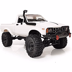 FMTStore WPL 1:16 C24-1 Upgrade Version Remote Control Car Full Scale 4WD Off-Road Truck with Headlight RC Car, Climbing Vehicle Speed Model Toys