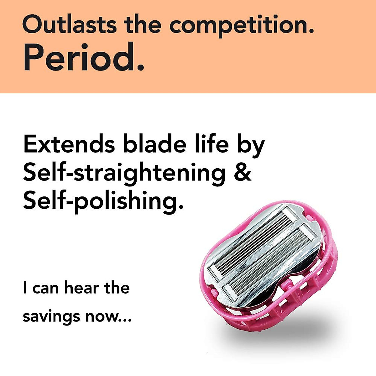 Premium Omnishaver - Pink - The Fastest Way to Shave Head, Legs, Arms, Body| An Alternative to Disposable Shaving Razors Self Cleans & Strops During Use with Durable Blade| Bald Head Shaver for Women