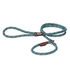 Friends Forever Extremely Durable Dog Rope Leash, Premium Quality Training Slip Lead, Reflective, Thick Heavy Duty, Sturdy, No Pull, Comfortable For The Strong Large Medium Small Pets 6 feet, Blue