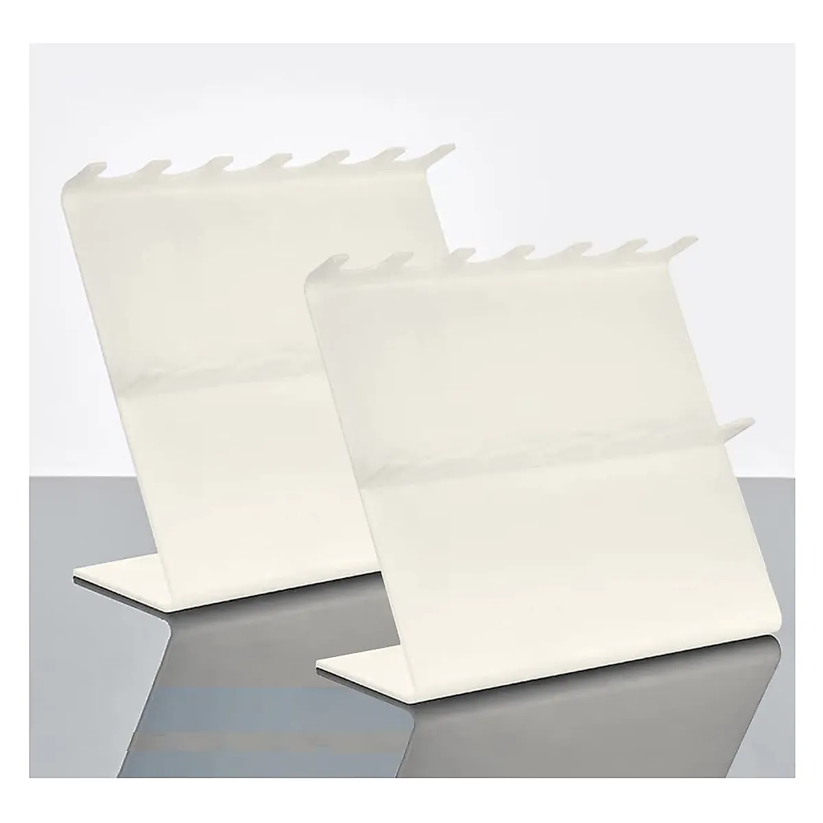 2pcs Pipettor Stand，Laboratory Pipette Stand ，Plastic Pipette Rack Hold up to 6 Pipettors (Doesn't Include Pipettors)
