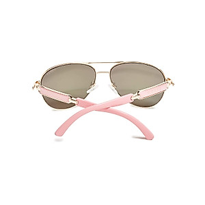 GUESS womens Metal Aviator Sunglasses, 28g, 60 mm US