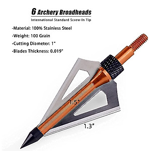 LWANO Crossbow Bolts 20 22 inch Crossbow Arrows for Hunting with 6Pcs 3 Blades Broadbeads