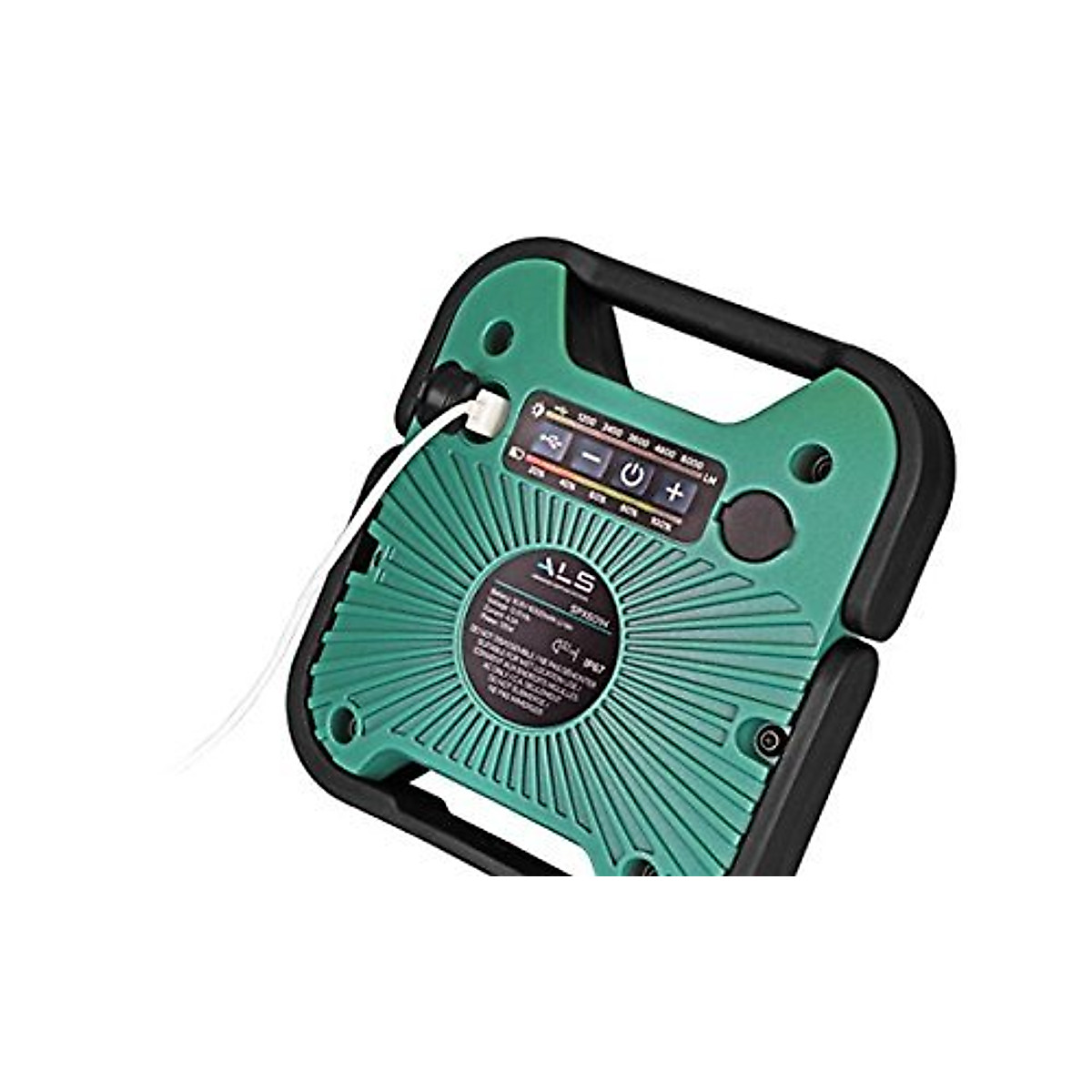 ALS Advanced Lighting Systems SPX601H-A 6000 Lumen Rechargeable LED Aluminum Work Light, with Integrated Power Bank