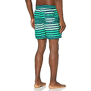 Kanu Surf Men's Standard Capri Swim Trunks (Regular & Extended Sizes), High Tide Green, Medium