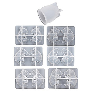 QMQJIA Dragon Egg Resin Mold Desktop Ornaments Mold for DIY Resin Art Table Lamp Home Decorations Newborn Dinosaur Light Molds Dragon Silicone molds for Wax Melts/soap/Baking/epoxy Resin/Candle/Clay