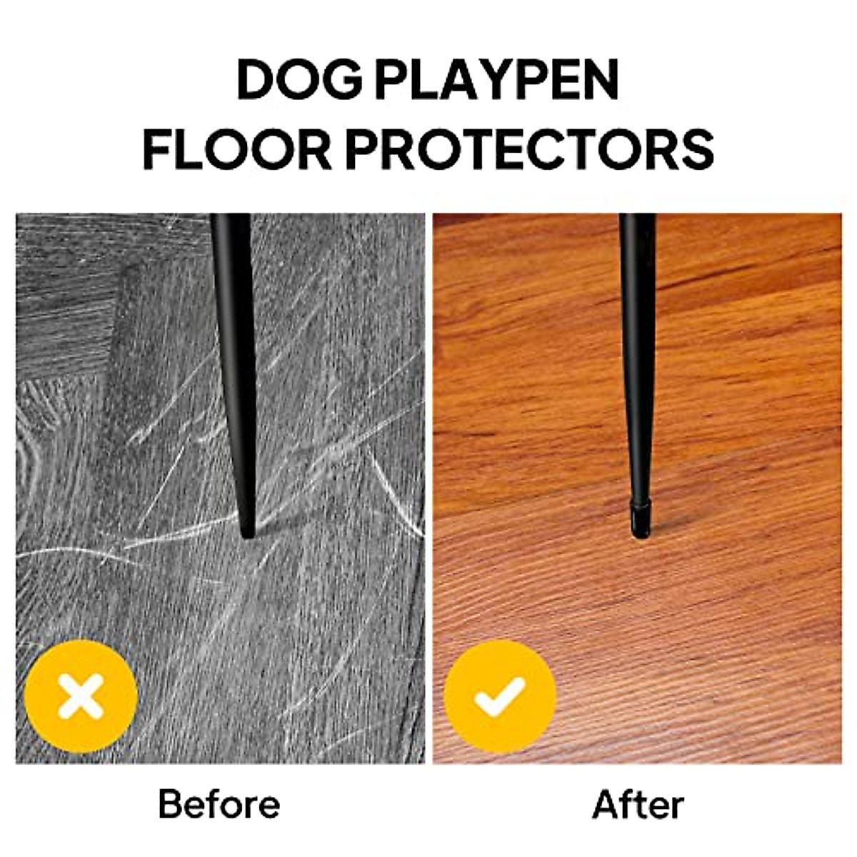 FXW Floor Protectors Only Suitable for Rollick Dog Playpen, 20PCS