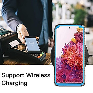 Asuwish Phone Case for LG V60 ThinQ V60ThinQ 5G G9 Thin Q Cover Hybrid Rugged Shockproof Hard Drop Proof Full Body Protective Heavy Duty Mobile Cell Accessories LGV60 V 60 60ThinQ 60V Women Men Blue