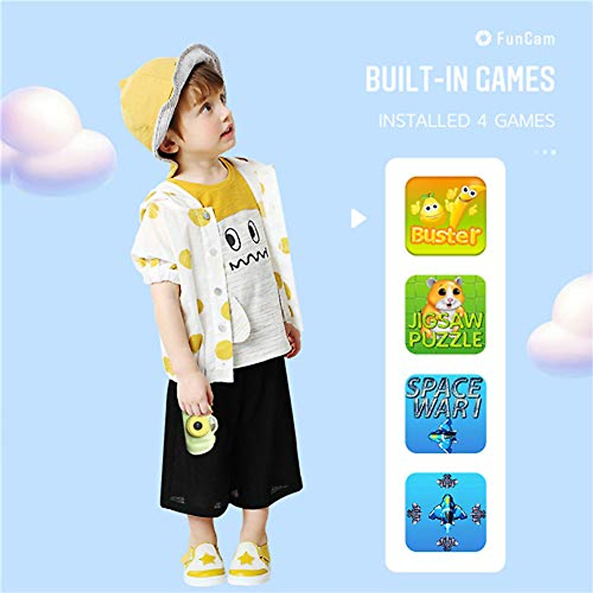 Cartoon Child Camera Child HD Digital Camera Portable Education Camera Child Full Color Camera 8.0MP (Excluding Memory Card),Pink