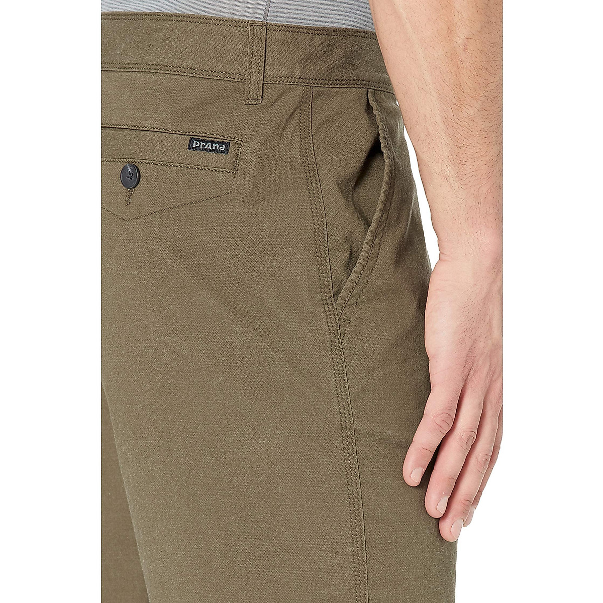 prAna Men's Mcclee Short, Slate Green, 36