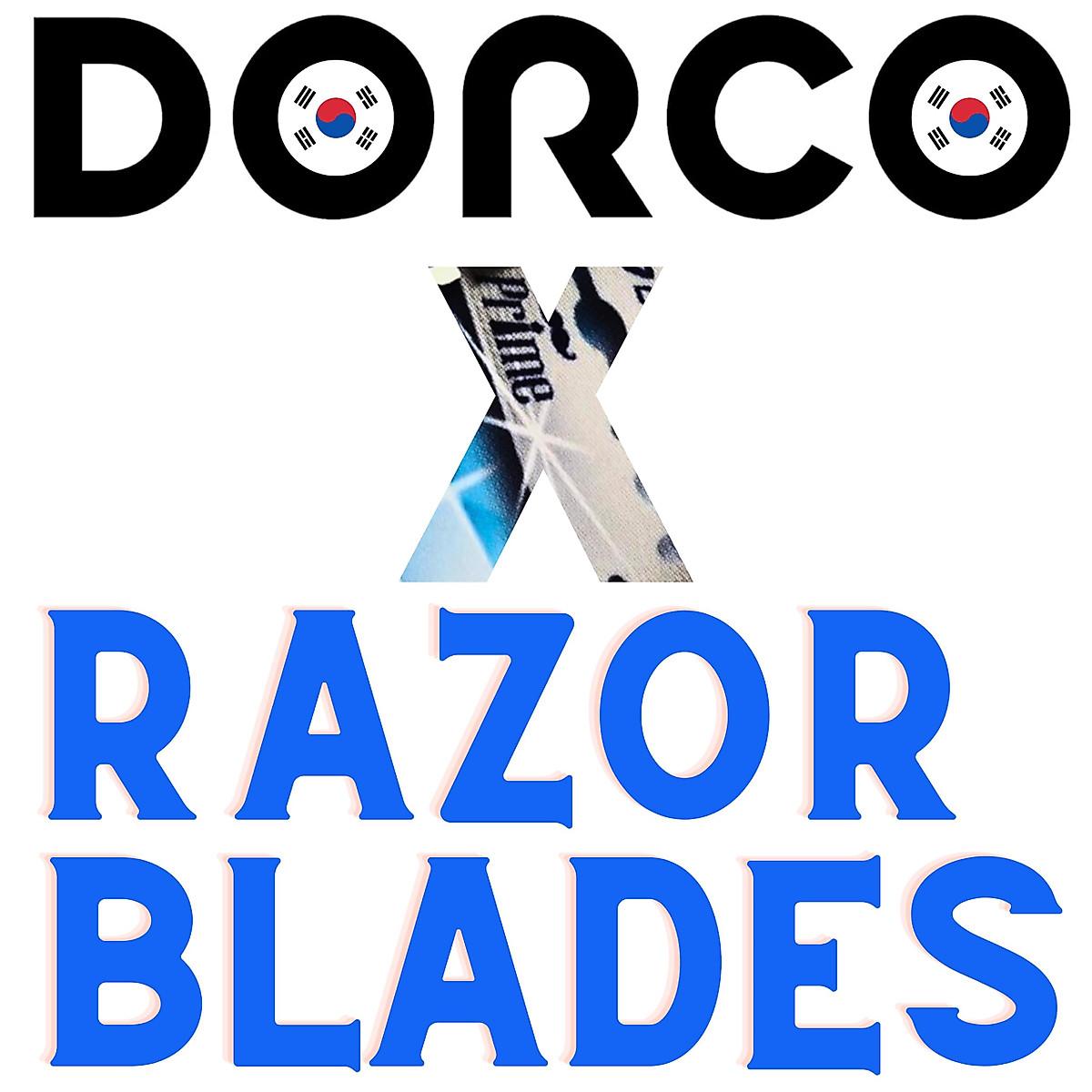 *New* Dorco Prime Platinum STP-301 Double Edge Blades (100 Blades) - Double Coating, Extra Sharp, Less Irritation