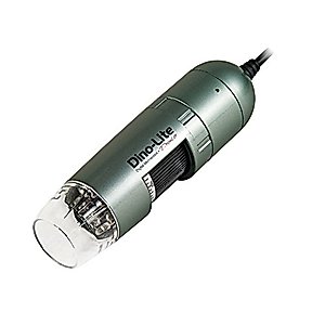 Dino-Lite AM3113 - 10x-50x, 230x - Handheld Digital Microscope - 640 x 480 Pixels - Measuring Software - 8 Integrated LED Lights