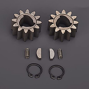 Lawn Mower Parts 42661-VE2-800 Gears 42672-VE2-800 Keys Springs & Clips, Compatible with H-onda Drive Wheel Kit, for H-onda Mower HRR216/HRS216 Drive Gear Kit 12 Teeth - Fits HRB216K4 HRB216K5 Models