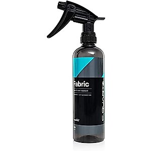 CARPRO CQUARTZ Fabric - Super-Hydrophobic Barrier Repels Water & Stains, Resist Abrasion, UV Fading, Alkaline & Acid Up to 12 Months on Fabric, Convertible Tops, Carpets - 500ml (17oz)
