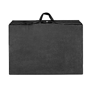 American Furniture Alliance Hide A' Mat 3.5 x 35 x 77 inch Twin TriFold Mattress Mesh/Suede, Black