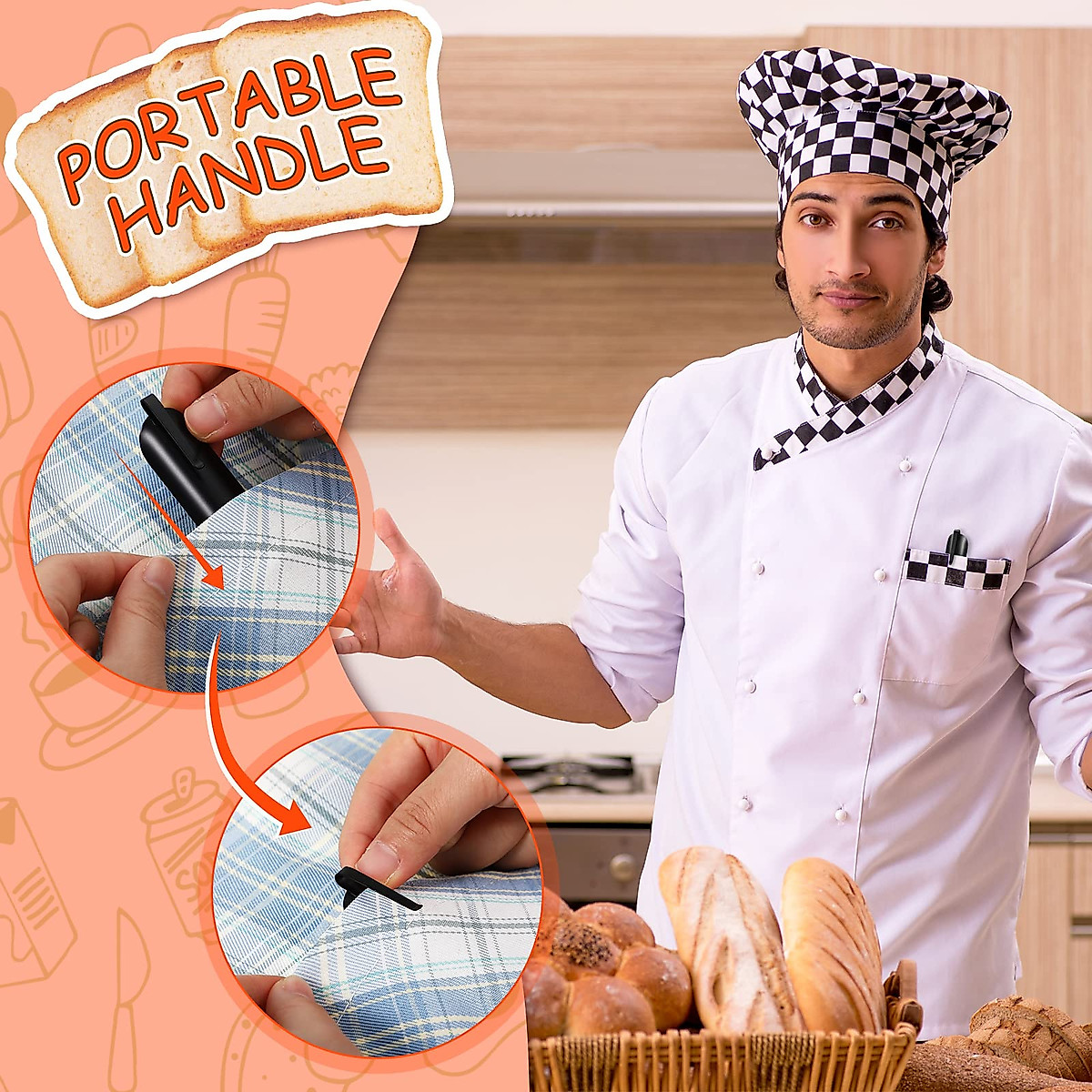 Crumbers for Servers, Table Crumb Sweepers Bread Crumber Cleaner Stainless Steel Table Crumbers for Tablecloth in Restaurants and Homes, Servers, Waiters, Waitresses Tool Accessories(Black, 10)