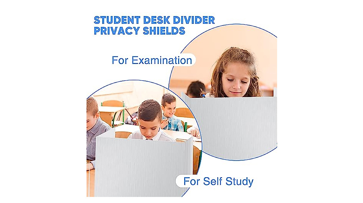 12 Pack Classroom Privacy Shields - Enhance Focus
