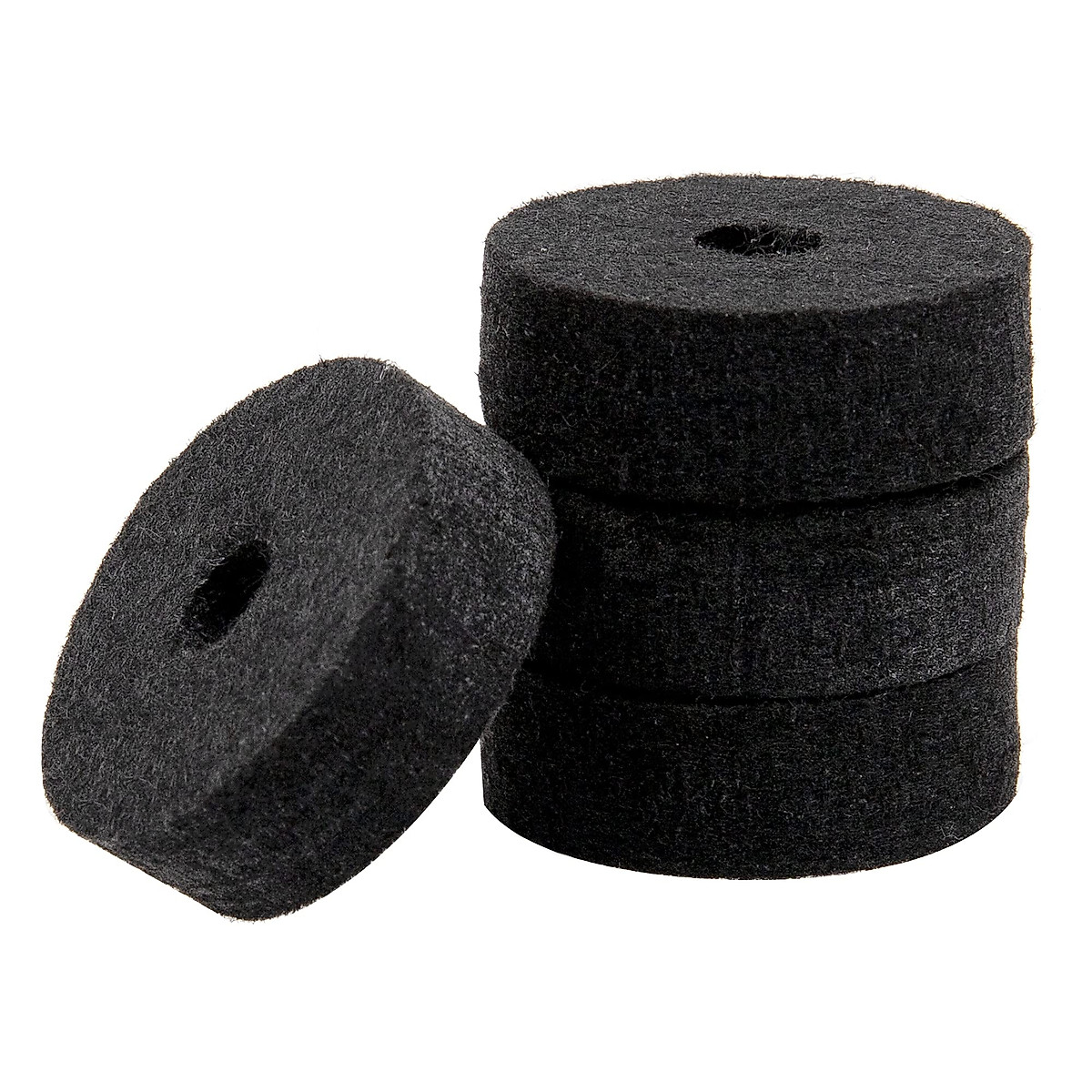 12Pcs Yootones Cymbal Replacement Accessories Cymbal Felts Hi-Hat Clutch Felt Cymbal Sleeves with Base Wing Nuts & Cymbal Washer