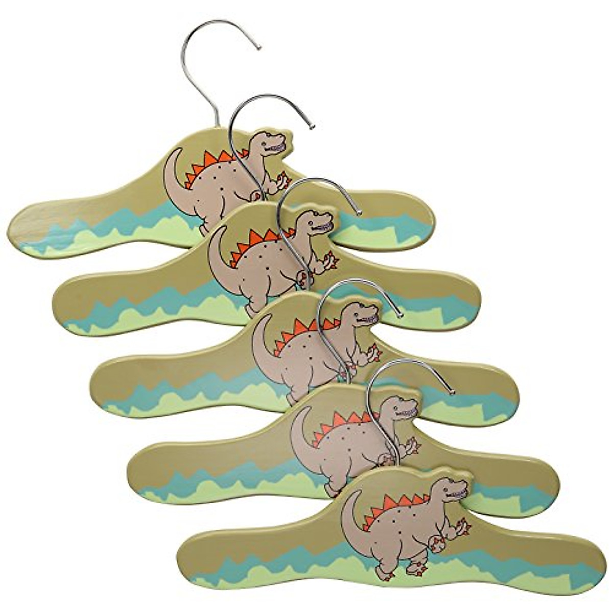 Kidorable Boys Infant Hanger Set, Dinosaur, Small