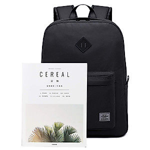 Abshoo Classic Basic Lightweight Backpack for School Water Resistant Casual Daypack Backpacks Bookbag (Black)