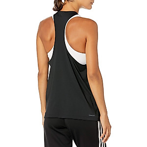 adidas Women's Tech Badge of Sport Tank Black/White Small