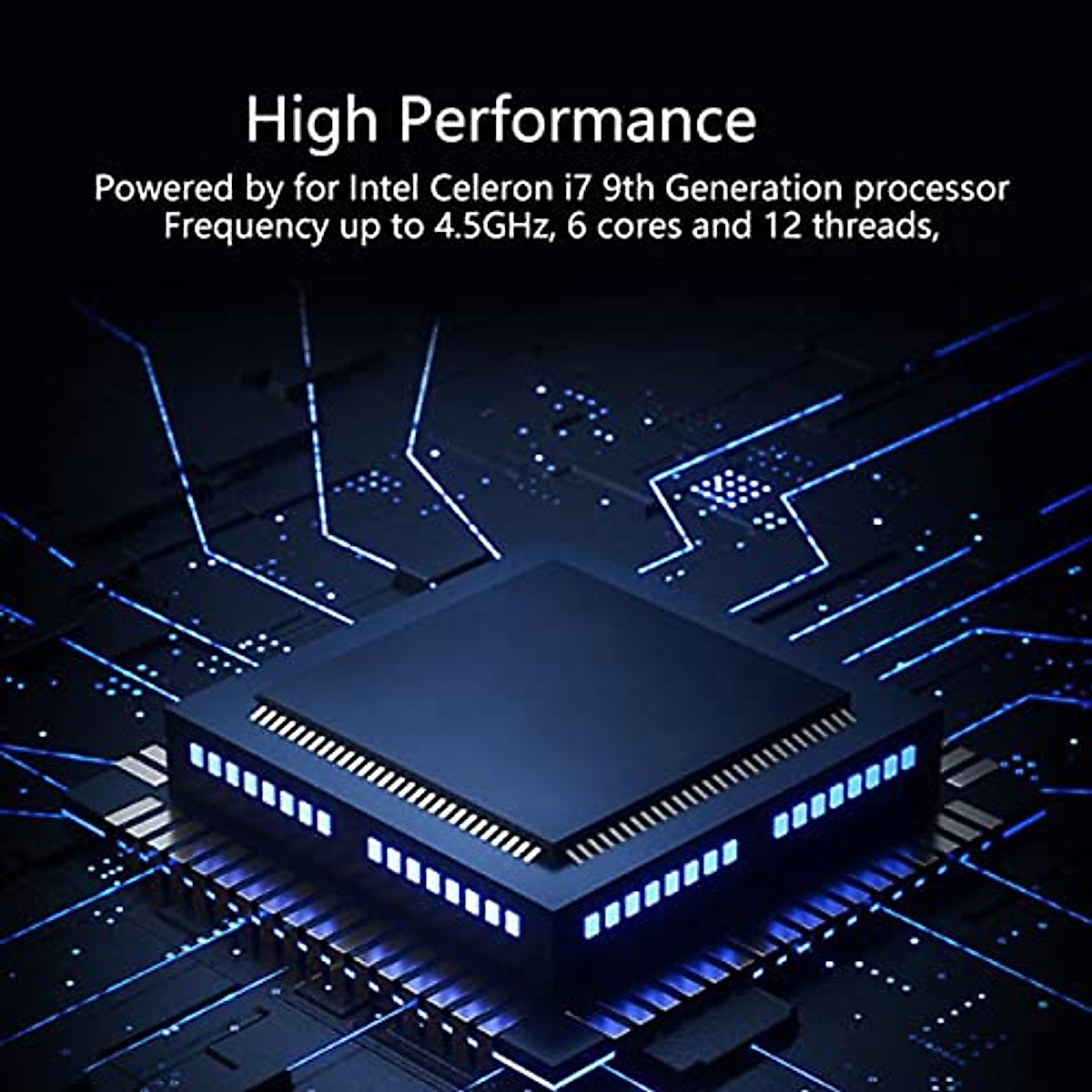 Acogedor 15.6in Slim Laptop, 1920x1080 FHD Screen, 8GB RAM 256GB SSD, Support Windows 10, for Intel I7 9th Gen CPU, with Webcam, Fingerprint Unlock, Thin Portable Laptop Computer