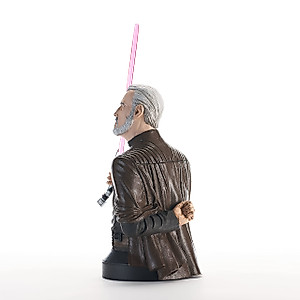 Diamond Select Toys Star Wars: Revenge of The Sith: Count Dooku 1:6 Scale Bust, Multicolor