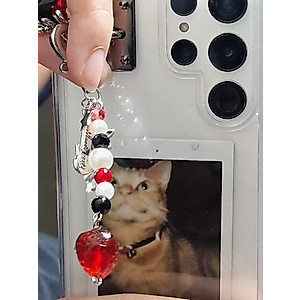 Cute Keychain Y2k Keychain Accessories Teen Girls Trendy Stuff Preppy Things Y2k Accessories (E-Blue,Small)