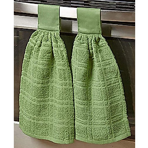 The Lakeside Collection Set of 2 Kitchen Towels - Cactus