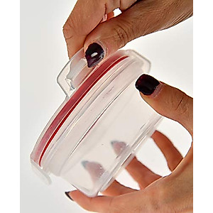 Home-X Plastic Food Storage Containers for Lunch, Reusable Bowls for Meal Prep, 6 Pieces