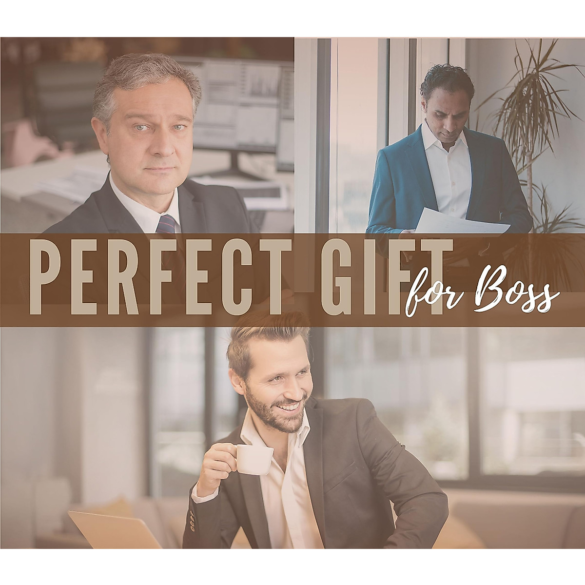 Onebttl Boss Gifts Coffee Mug for Men, Ceramic Mug with Golden Badge, 15oz/450ml Mug for Boss Day, Christmas, Retirement - Man Myth Legend